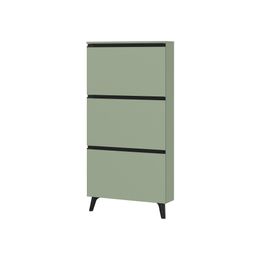 Tchibo - Schuhschrank &raquo;Kipper&laquo; - 67x19x139cm - taupe - Holz / Aluminium
