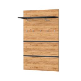 Tchibo - Garderobenpaneel &raquo;Lissabon&laquo; - 96x30x147cm - anthrazit - Holz / Metall / Kunststoff