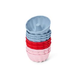 Tchibo - 12 Mini-Gugelhupfformen - hellblau