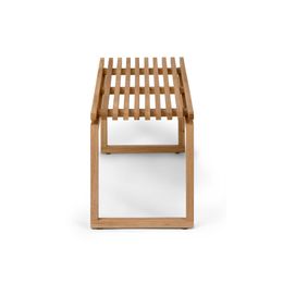 Tchibo - Sitzbank aus massivem Eichenholz - 100x40x45,5cm - braun -