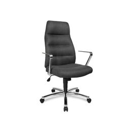 Tchibo - B&uuml;rostuhl &raquo;Chairman 70&laquo; - 64x63x112cm - silber - Polyester / Stahl / Aluminium