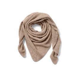 Tchibo - Dreiecksschal in Boucl&eacute;-Optik - beige