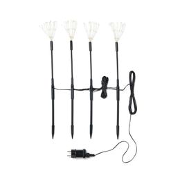 Tchibo - 4 LED-Gartenstecker - silber