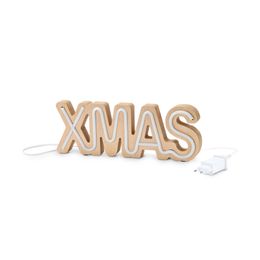 Tchibo - LED-Schriftzug - 40x3x15cm - wei&szlig; - Holz / Kunststoff