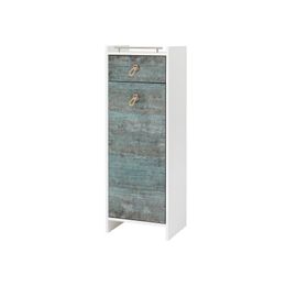 Tchibo - Highboard &raquo;Sailor&laquo; - 40x33x114,5cm - beige -