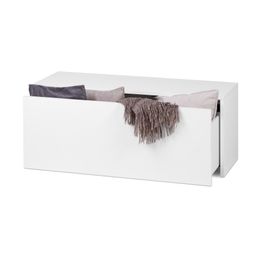 Tchibo - Bettbank mit Schublade - 120x40x47cm - wei&szlig; -