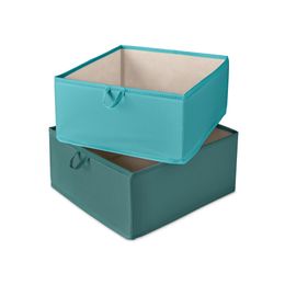 Tchibo - 2 Schubladen-Ordnungsboxen - petrol