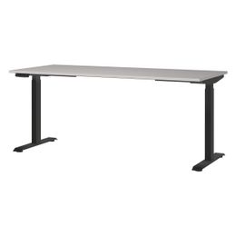 Tchibo - H&ouml;henverstellbarer Schreibtisch &raquo;Lissabon&laquo; - 180x80x120cm - schwarz - Holz / Metall