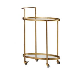 Tchibo - Woood Metall-Push-Trolley - 67x35x86cm - Metall / Glas