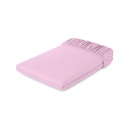 Tchibo - Jersey-Spannbettlaken - ros&eacute;