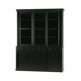 Tchibo - Woood &raquo;Lagos&laquo; Buffetschrank - 166x48x215cm - schwarz - Holz