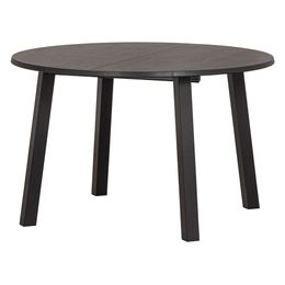 Tchibo - Woood &raquo;Lange Jan&laquo; Esstisch ausziehbar - 120x120x75cm - schwarz - Eichenholz