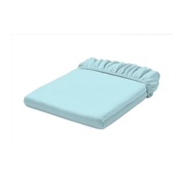 Tchibo - Jersey-Spannbettlaken - blau