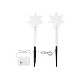 Tchibo - 2 LED-Gartenstecker - schwarz