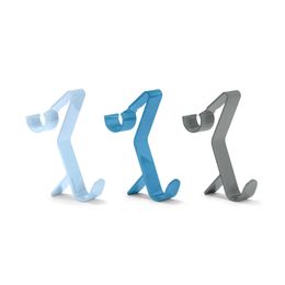 Tchibo - 3 Clip-Haken - hellblau