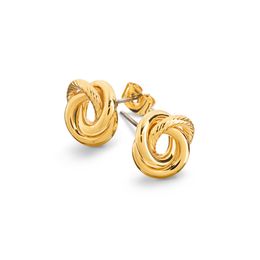 Tchibo - Ohrstecker Knoten - gold