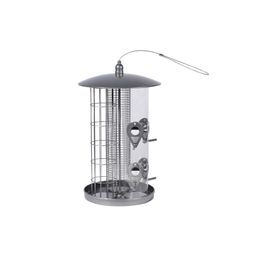 Dobar-3-Kammer-Futterspender - grau