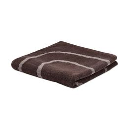 Tchibo - Jacquard-Badetuch - braun