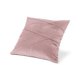 Tchibo - Samt-Dekokissenbezug - ros&eacute;