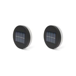 Tchibo - 2 Solar-Wand-und-Stufenlichter - schwarz