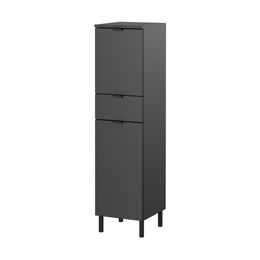 Tchibo - Mediumschrank &raquo;Arcena&laquo; - 30x34x120cm - grau - Holz / Metall