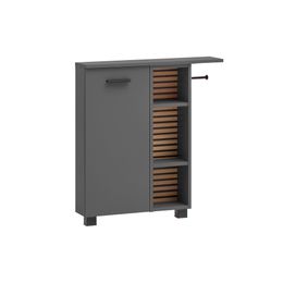 Tchibo - Nischenschrank &raquo;Katta&laquo; - 70,5x17x74,5cm - anthrazit - Holz / Metall / Kunststoff