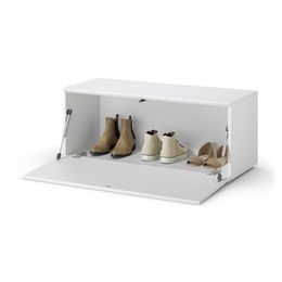 Tchibo - Sitzbank - 100x40x41,5cm - wei&szlig; - Holz / Kunststoff