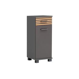 Tchibo - Badunterschrank &raquo;Katta&laquo; - 30,5x32,5x75,5cm - anthrazit - Holz / Metall / Kunststoff