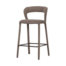 Tchibo - Woood Barhocker &raquo;Noble&laquo; - 48x52x95cm - taupe - Holz / Polyester
