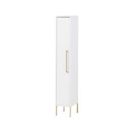 Tchibo - Hochschrank &raquo;Sarah&laquo; - 25x30x154,5cm - wei&szlig; - Holz / Metall