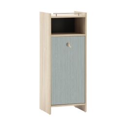 Tchibo - Highboard &raquo;Sonderby&laquo; - 40,2x33x104,2cm - silber -
