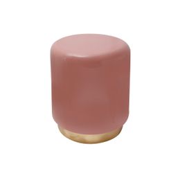 Tchibo - Beistelltisch &raquo;Art Deco 375&laquo; - 35x35x44,5cm - rosa - Eisen