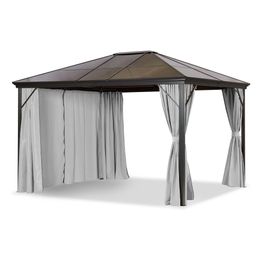 Tchibo - Profi-Pavillon - 365x300x270cm - anthrazit - Aluminium / Stahl / Polycarbonat