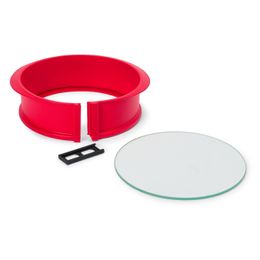 Tchibo - Backform mit Glasplatte - schwarz