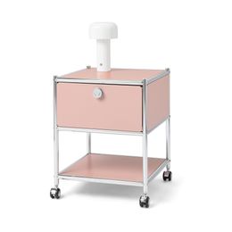 Tchibo - Beistelltisch Metall &raquo;Cn3&laquo; mit 1 Schublade - 40x40x46,5cm - chrom - Stahl / Aluminium / Kunststoff