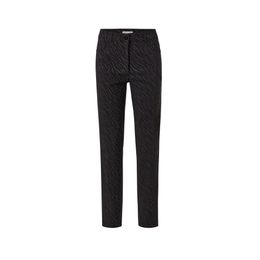 Tchibo - Bedruckte Bengalin-Hose - Damen - Gr. 38 - anthrazit/print