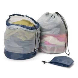 Tchibo - 2 Outdoor-Meshbeutel - blau