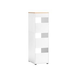 Tchibo - Hochschrank &raquo;Solea&laquo; - 45x60x155cm - schwarz - Holz / Metall / Kunststoff