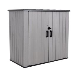 Tchibo - Kunststoffger&auml;teschrank mit Boden - 192x111x176cm - dunkelgrau - Polyethylen / Metall