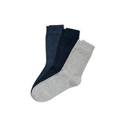 Tchibo - 3 Paar Socken - Herren - Gr. 44-46 - dunkelblau