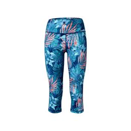 Tchibo - 3/4-Sporttight - Damen - Gr. XXL - dunkelblau/print
