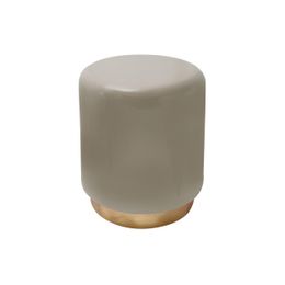 Tchibo - Beistelltisch &raquo;Art Deco 375&laquo; - 35x35x44,5cm - taupe - Eisen
