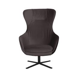 Tchibo - Ohrensessel &raquo;Soul&laquo; - 77x81x113cm - schwarz - Polyester / Metall
