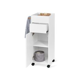 Tchibo - Beistellwagen - 33,5x34x89cm - braun - Holz / Eschen-Massivholz / Kunststoff