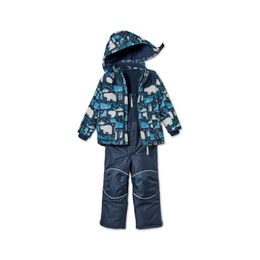 Tchibo - Schnee-Kombi aus recyceltem Material - Baby - Gr. 86/92 - dunkelblau/print