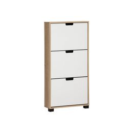 Tchibo - Schuhschrank &raquo;Emmik&laquo; - 60x19,5x124cm - schwarz - Holz / Kunststoff / Metall