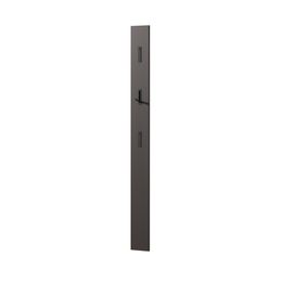 Tchibo - Garderobenpaneel mit schwarzen Haken - 15x3x170cm - schwarz - Holz / Metall