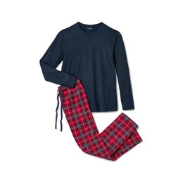 Tchibo - Pyjama - Herren - Gr. XXL - dunkelblau/kariert