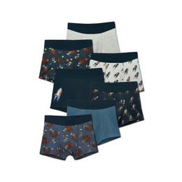 Tchibo - 7 Slipboxer - Jungen - Gr. 122/128 - dunkelblau/print