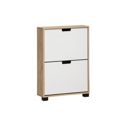 Tchibo - Schuhschrank &raquo;Emmik&laquo; - 60x19,5x85cm - schwarz - Holz / Kunststoff / Metall
